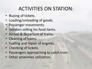 planning of central railway station | PPTX