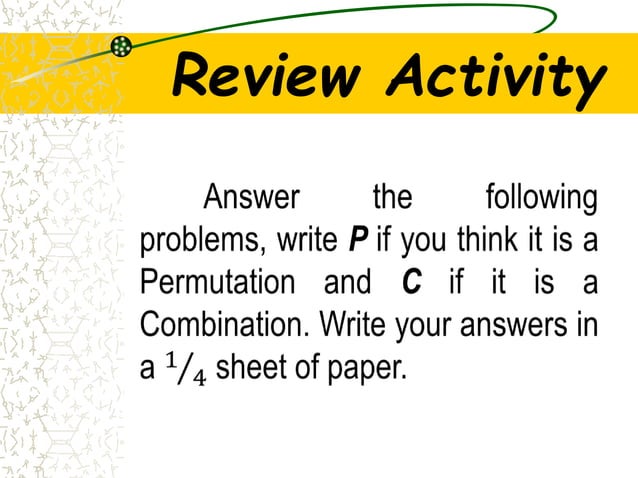 Permutation Ppt Programming Languages Computing 