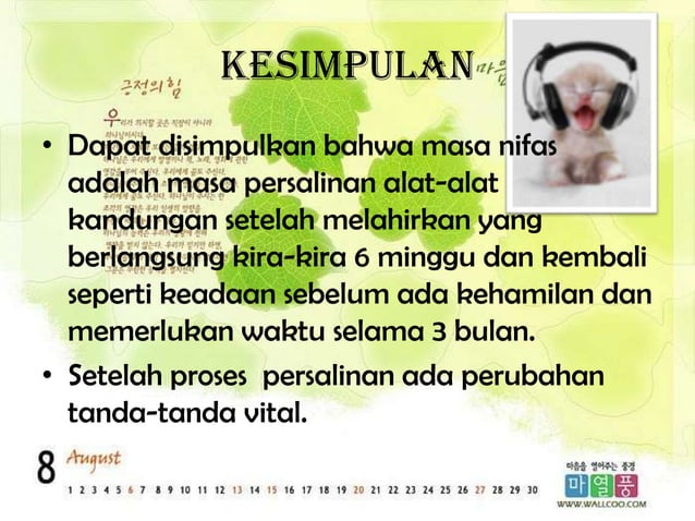 presentasi materi TTV pada ibu nifas | PPTX