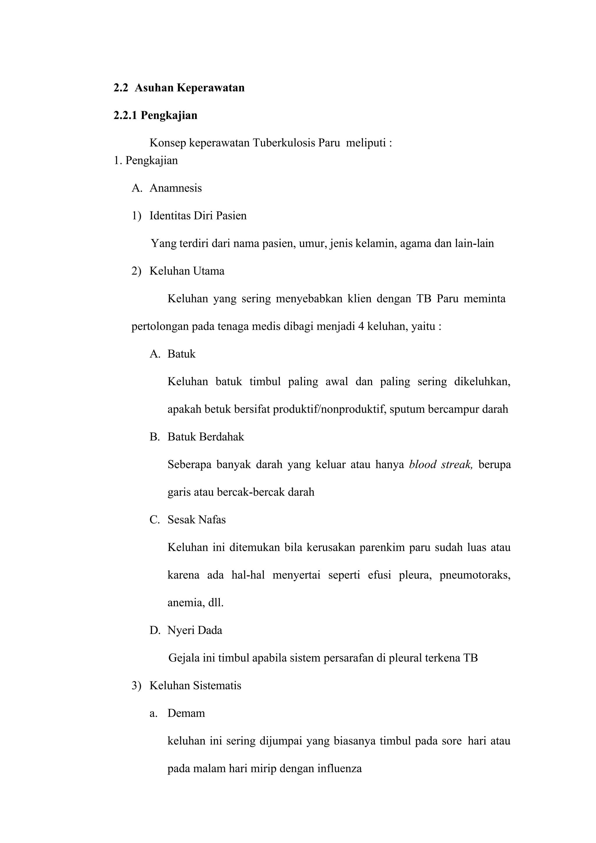 PPT ASUHAN KEPERAWATAN PADA TUBERKULOSIS | PDF