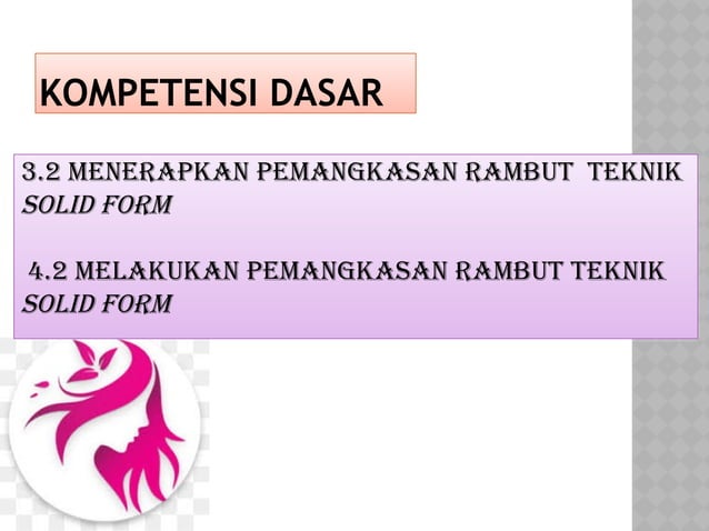 Contoh pemangkasan rambut solid untuk model Rambut | PPT