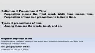 PPT parallel structure dan Preposition of time | PPTX