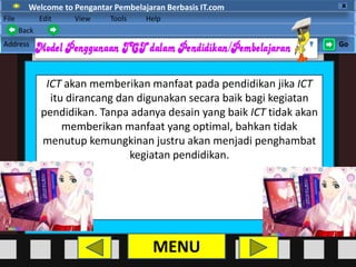 Ppt Pengantar Pembelajaran Berbasis IT | PPTX