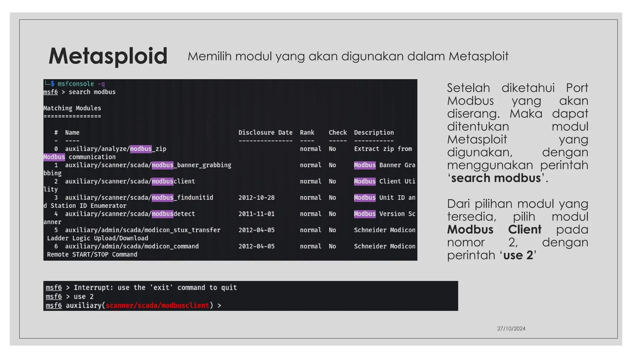 Materi Fungsi Command NMAP pada OS Linux | PPT