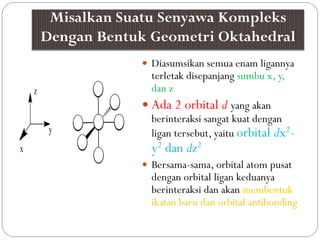Teori Orbital Molekul dan Ligan Field Theory PPT | PDF