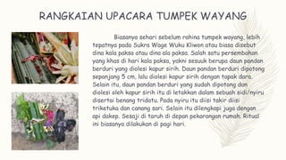 Presentasi Tentang Hari Raya Tumpek Wayang | PPTX