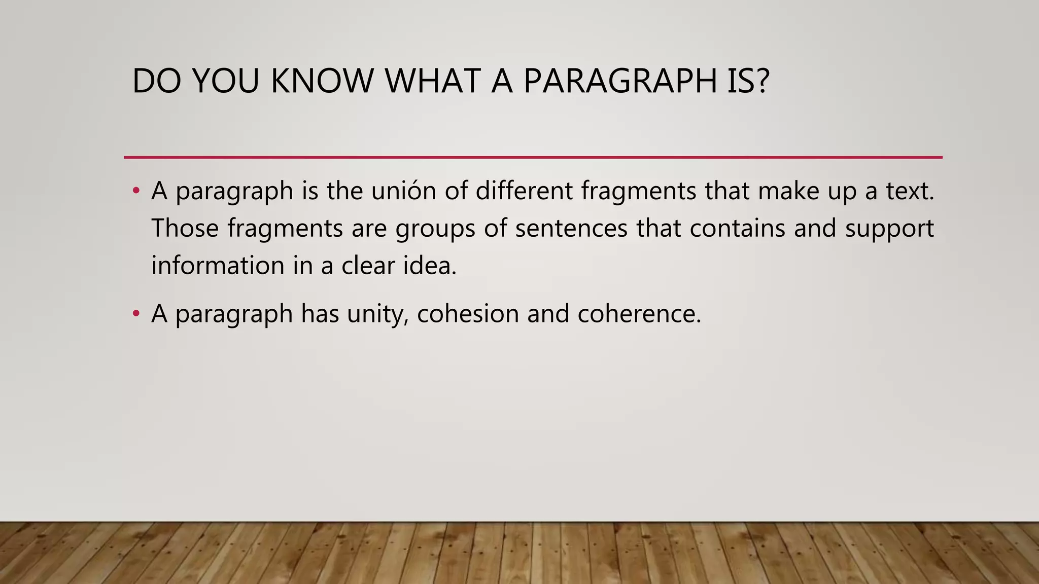 Ppt types of paragraphs | PPT