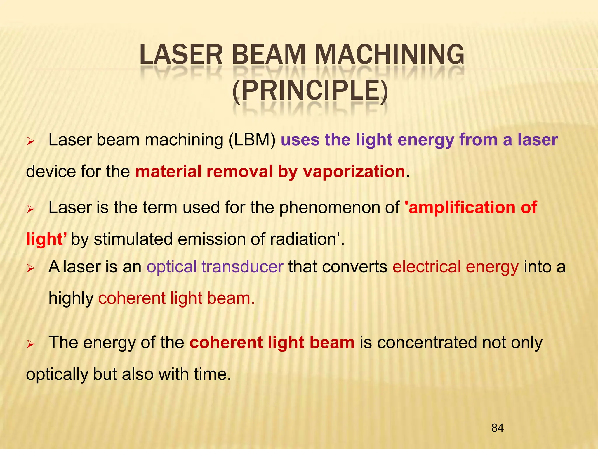 ppt_Non Traditional Machining Processpptx | PPT