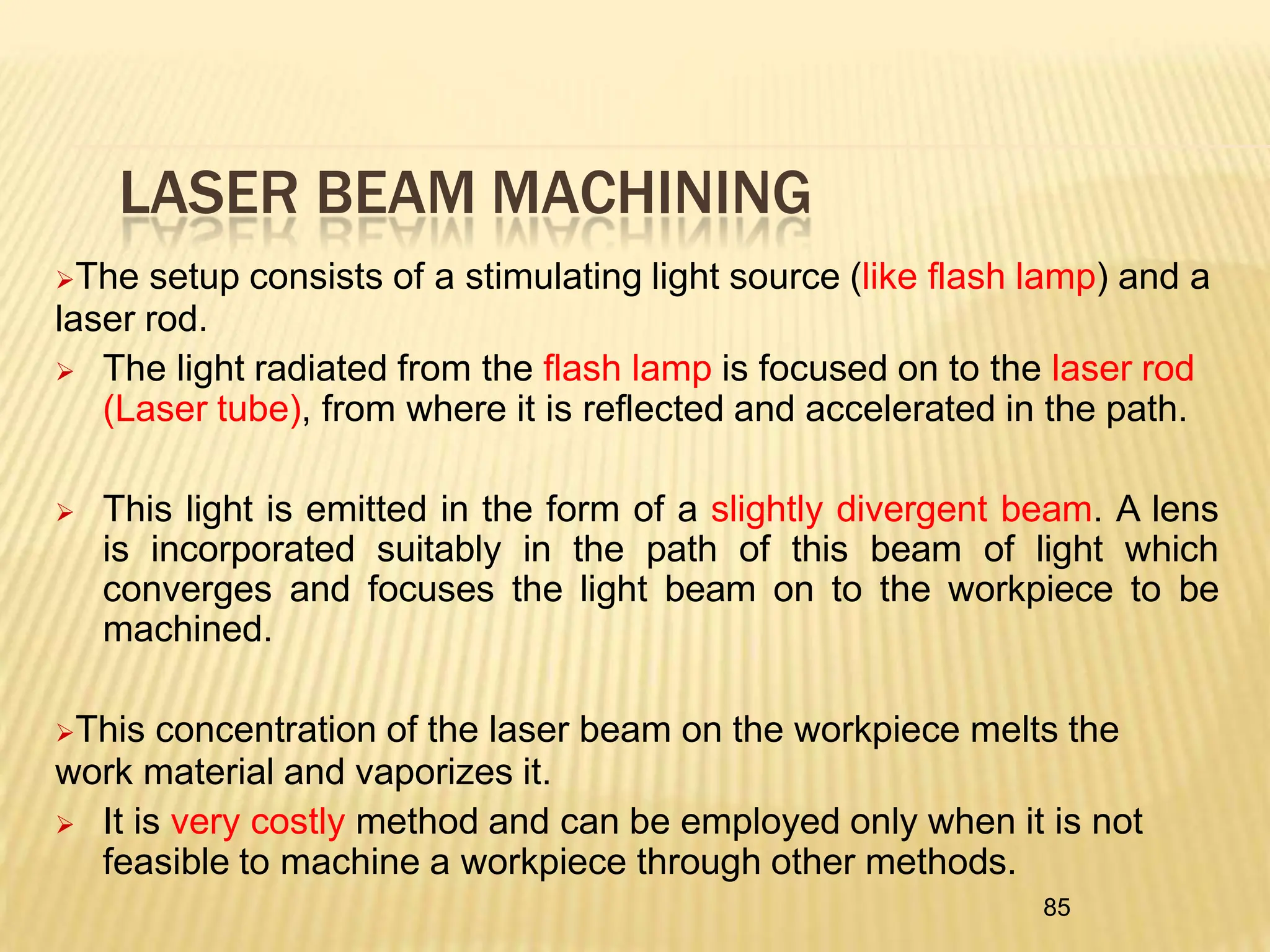 ppt_Non Traditional Machining Processpptx | PPT