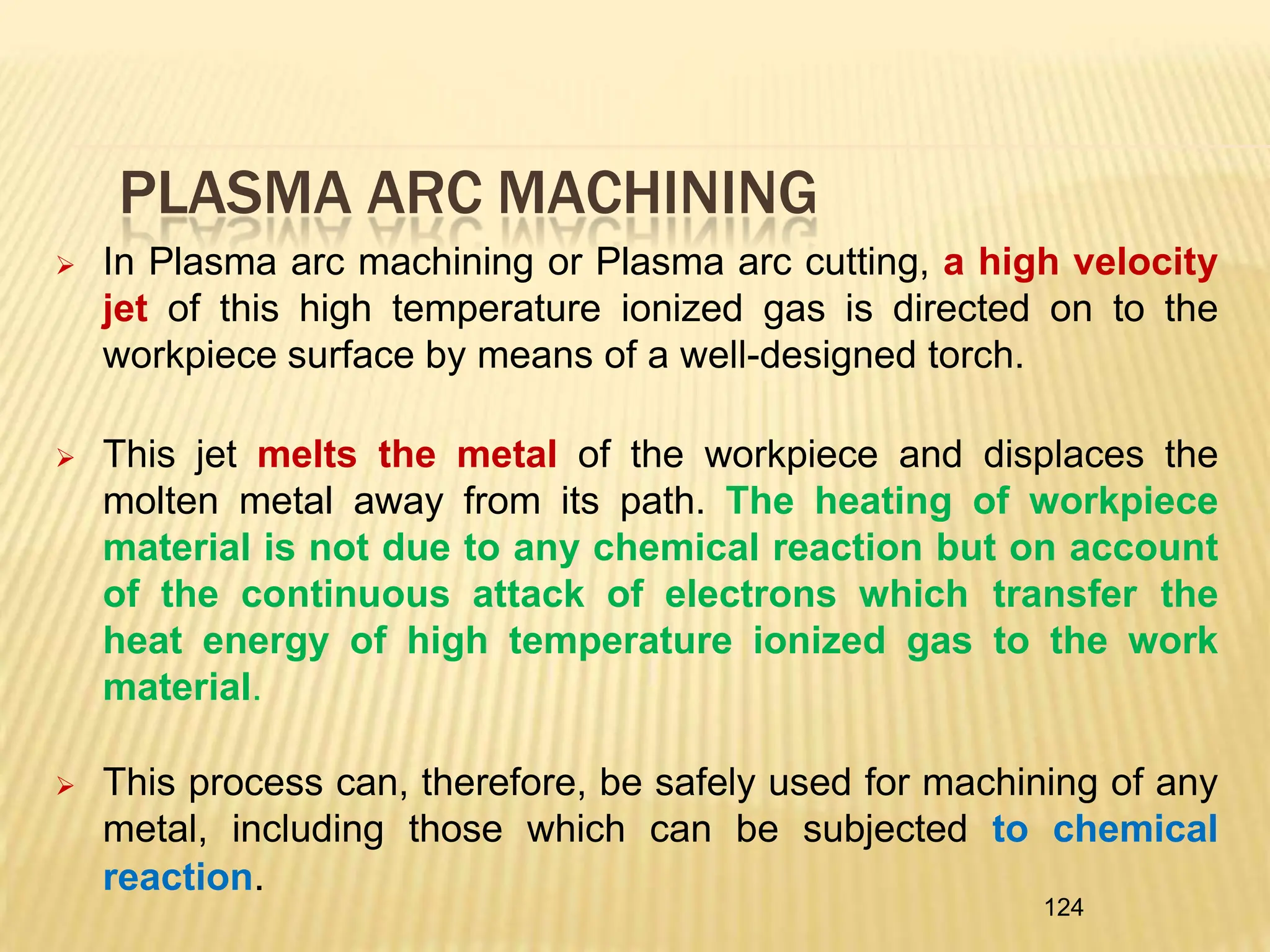 ppt_Non Traditional Machining Processpptx | PPT