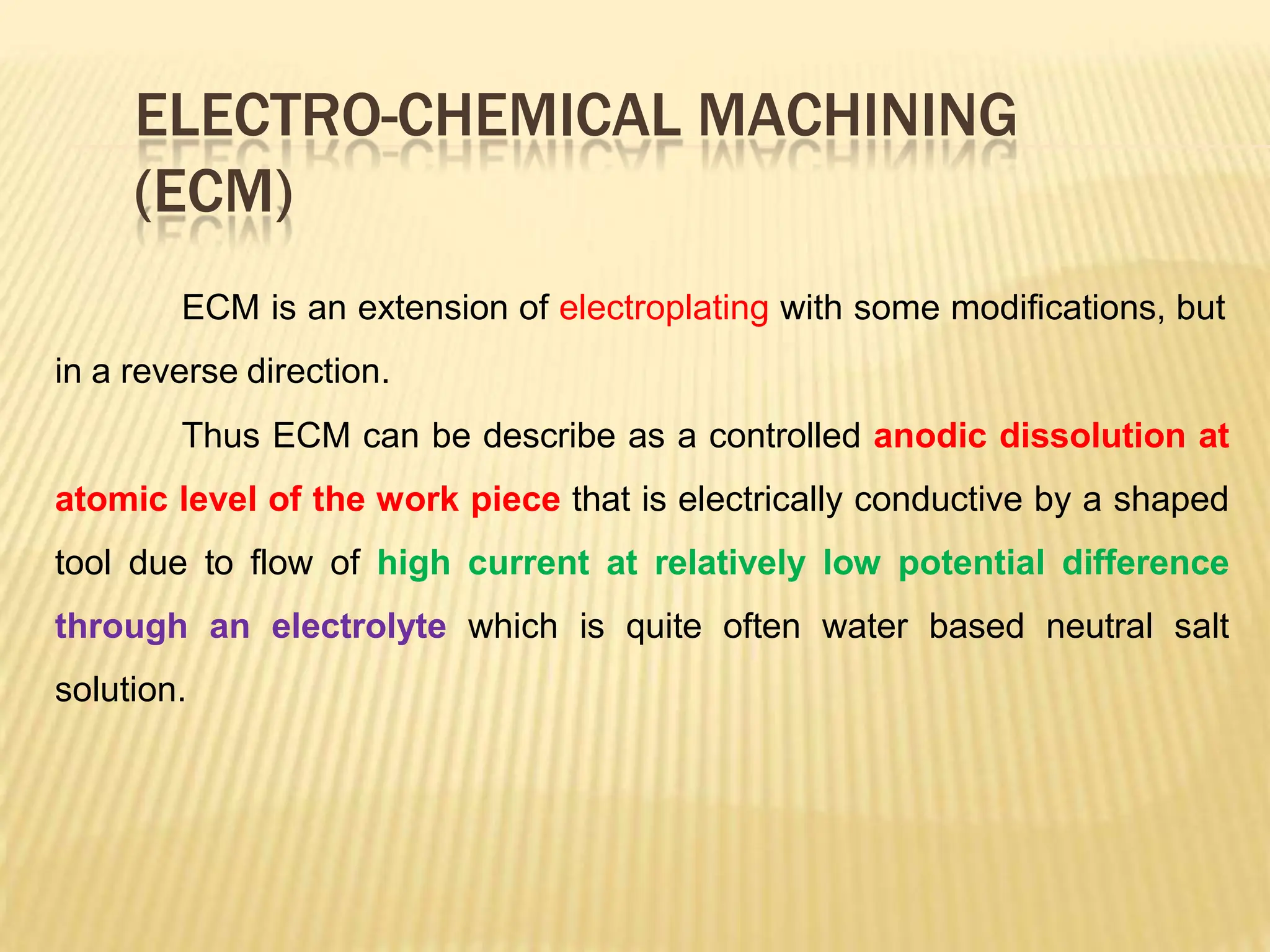 ppt_Non Traditional Machining Processpptx | PPT