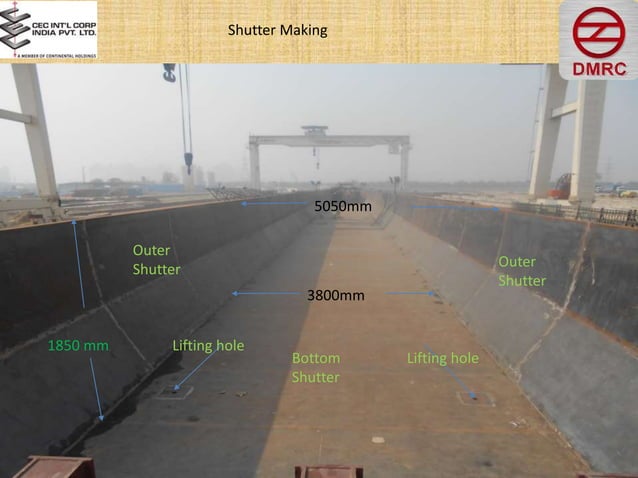 Ppt u girder casting by l.k.prasad | PPTX | Civil Engineering Industry ...