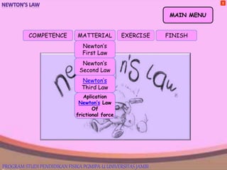 ppt media pembelajaran newton's law | PPT