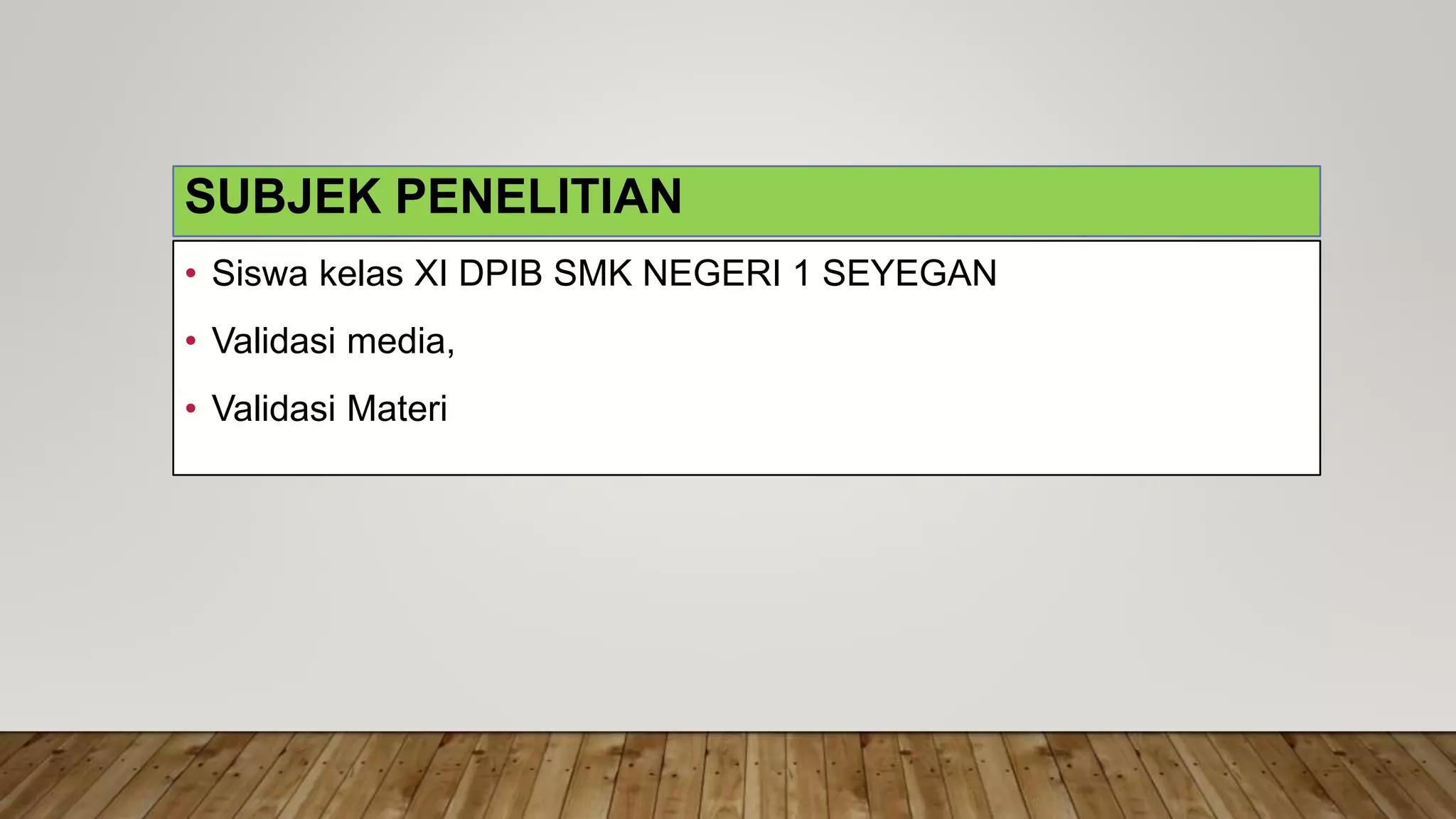 Contoh PPT Ujian Sidang Skripsi Tugas Akhir Kreatif | PPTX