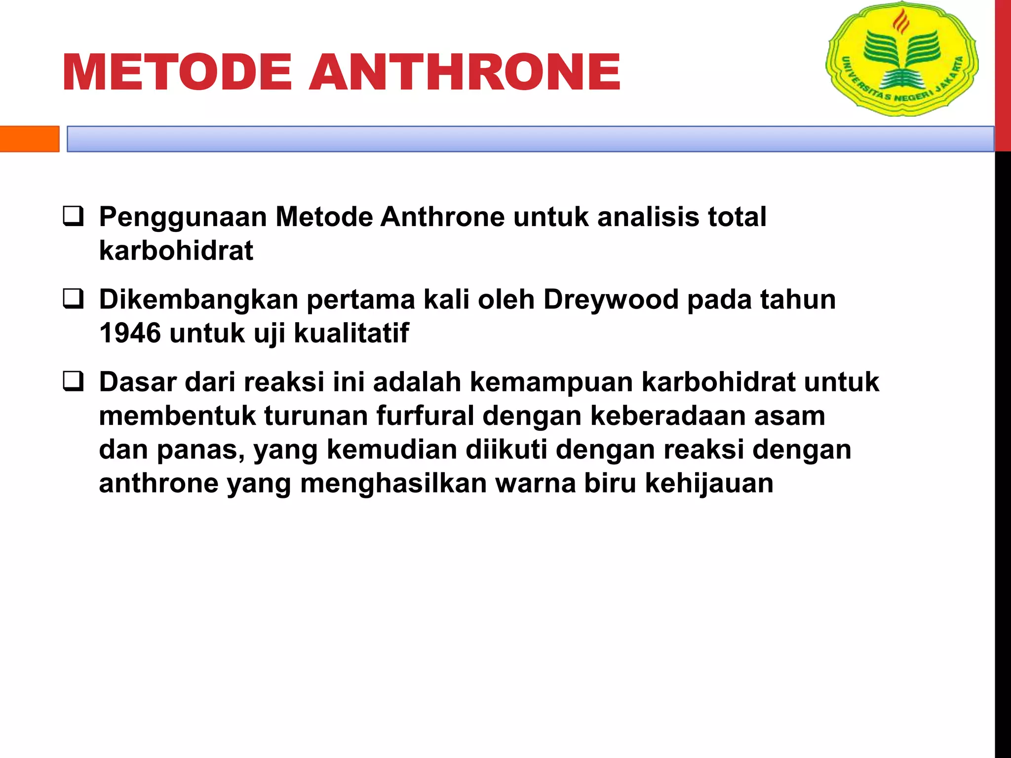 Ppt uji karbohidrat | PPTX