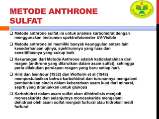 Ppt uji karbohidrat | PPTX