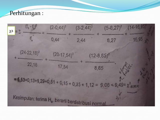 PPT UJI NORMALITAS | PPTX