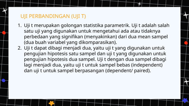 pembelajaran statistika uji perbandingan PPT UJI T.pptx