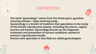 Power poin ULC english gynecology of body | PPT