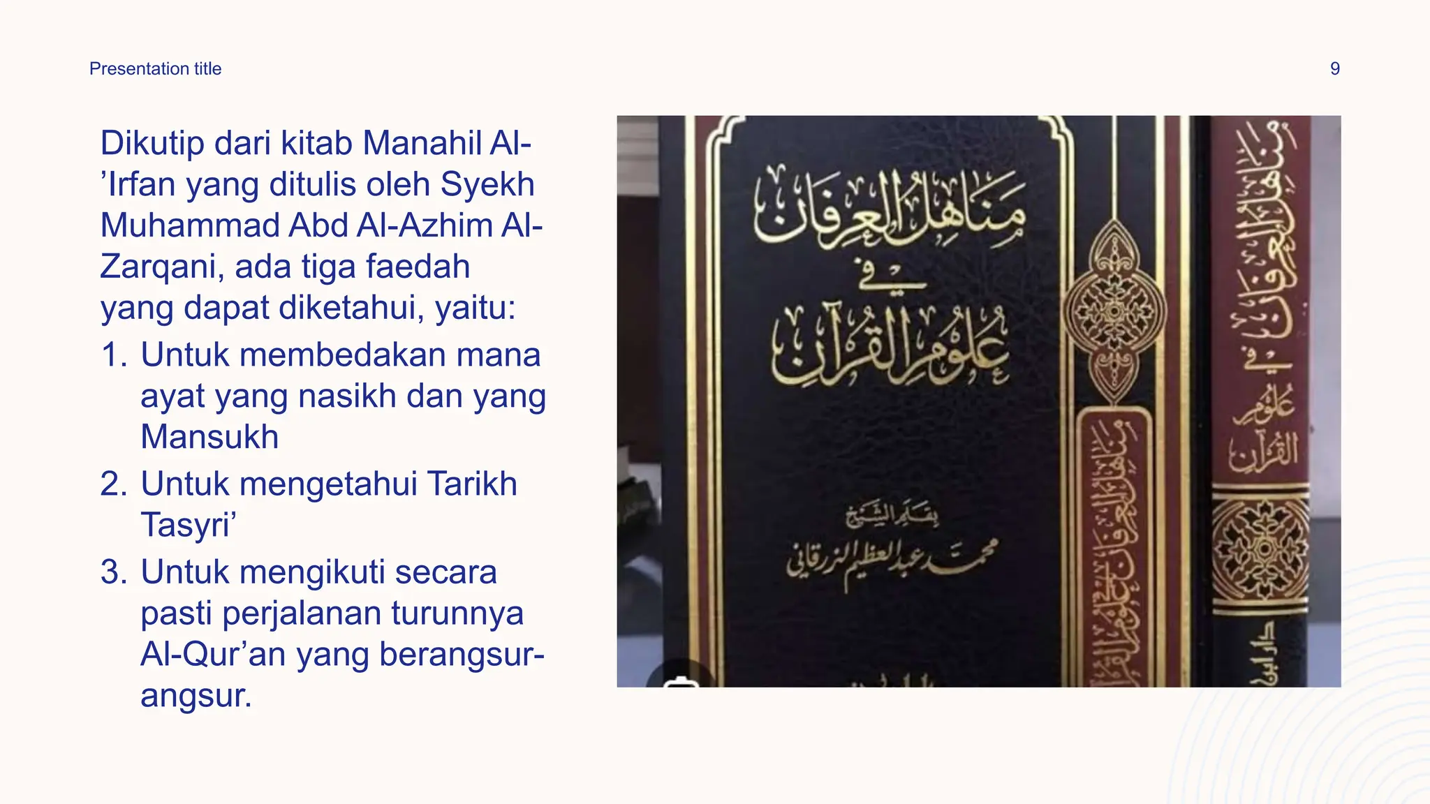 Wahyu al-Quran pertama dan terakhir turun | PPTX