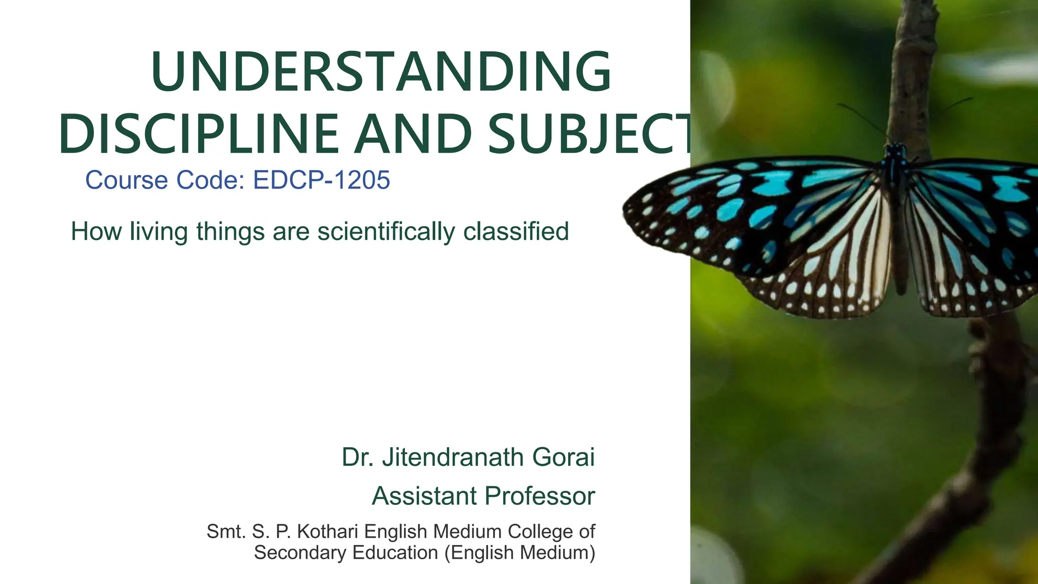 PPT Understanding Discipline and Subject UNIT 1.pptx