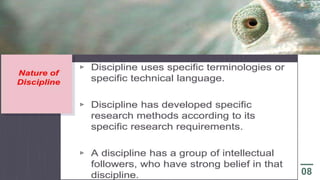 PPT Understanding Discipline and Subject UNIT 1.pptx