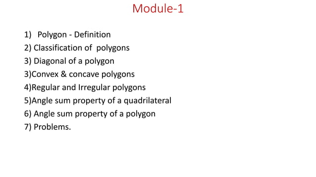 Ppt Understanding Quadrilaterals (Module 1) Class VIII.pptx