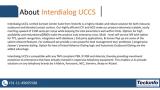 Teckinfo- Call center software solutions | Complete inbound and ...