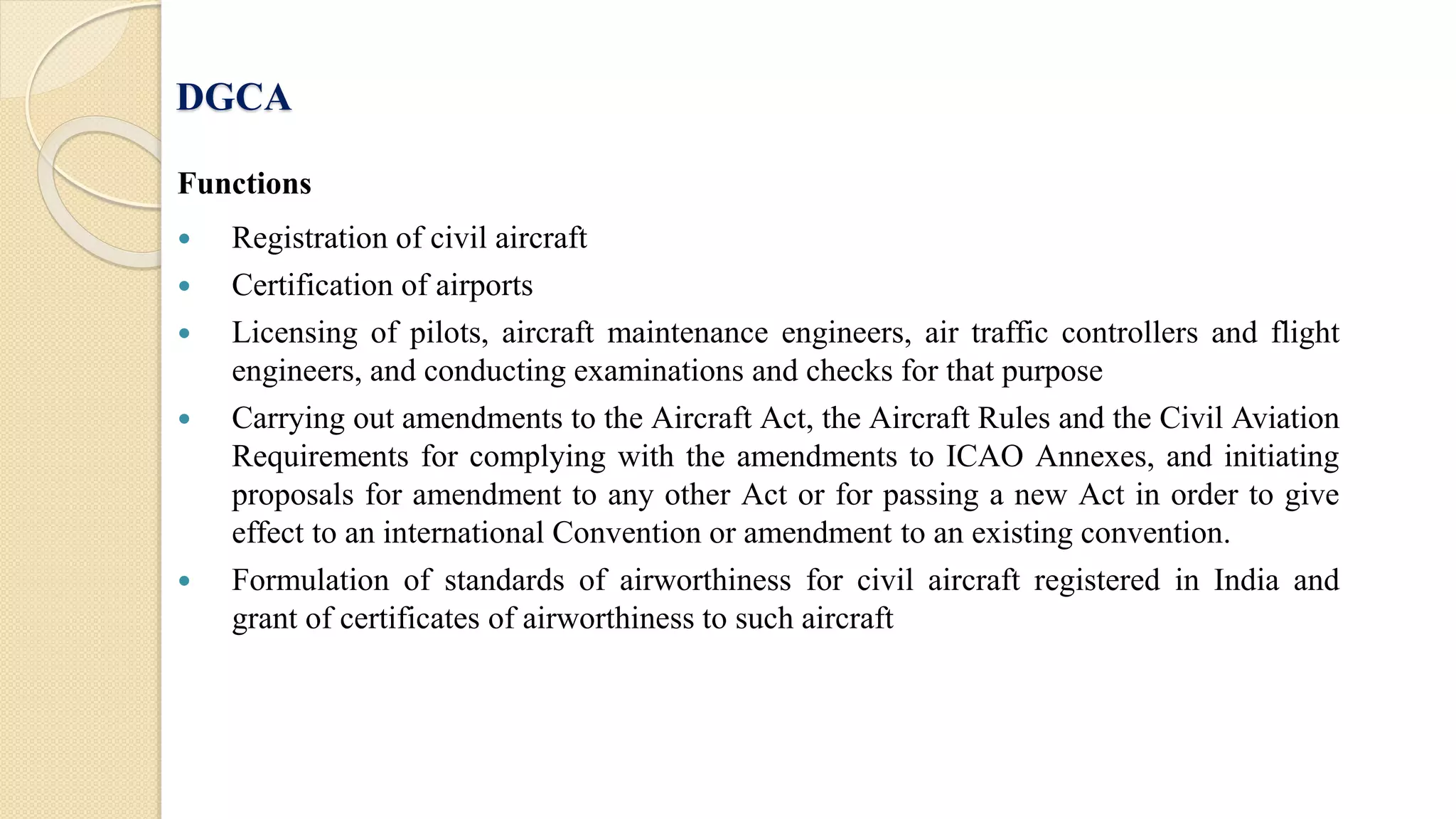 Air regulation lecture notes | PPTX