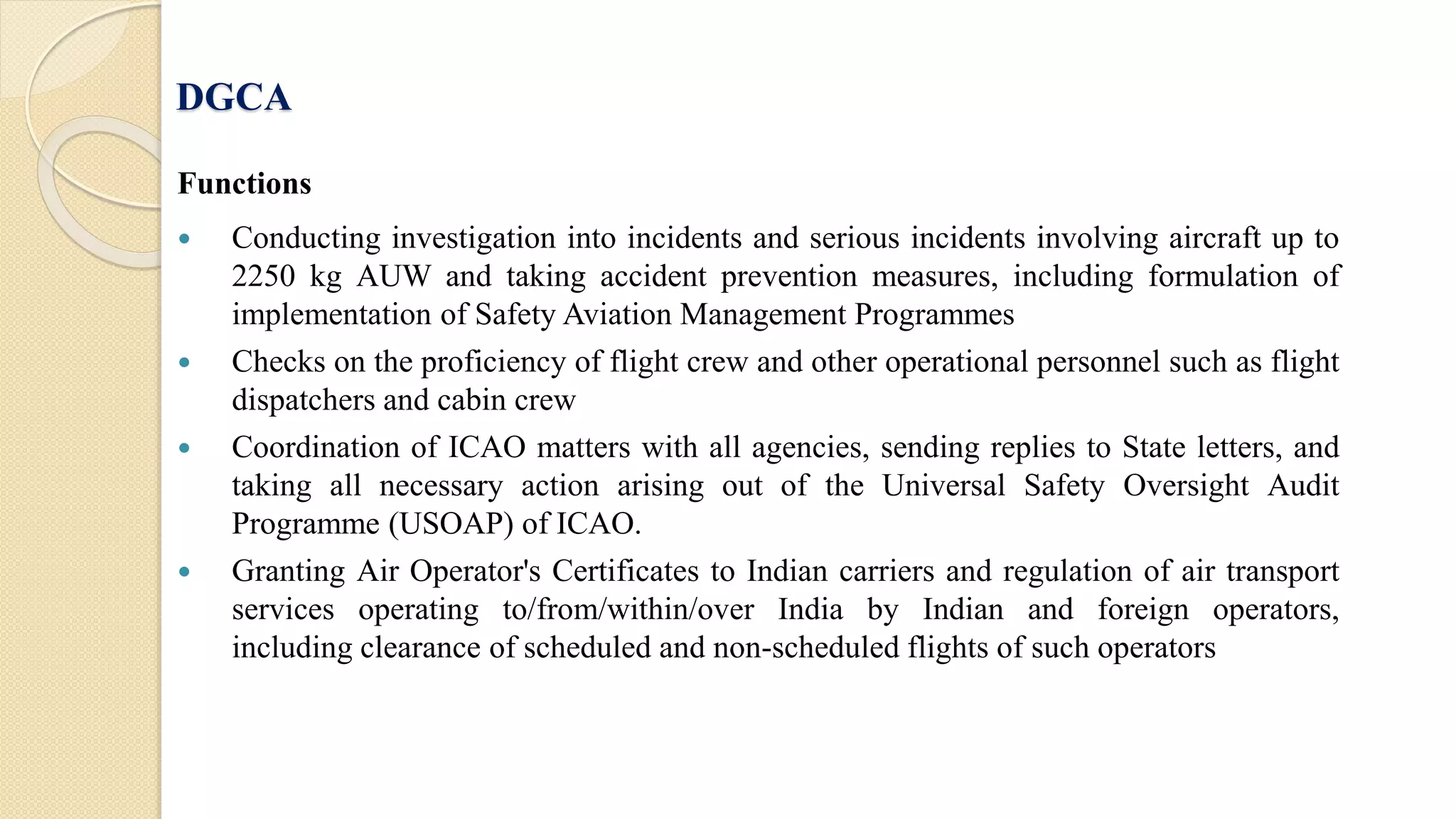 Air regulation lecture notes | PPTX