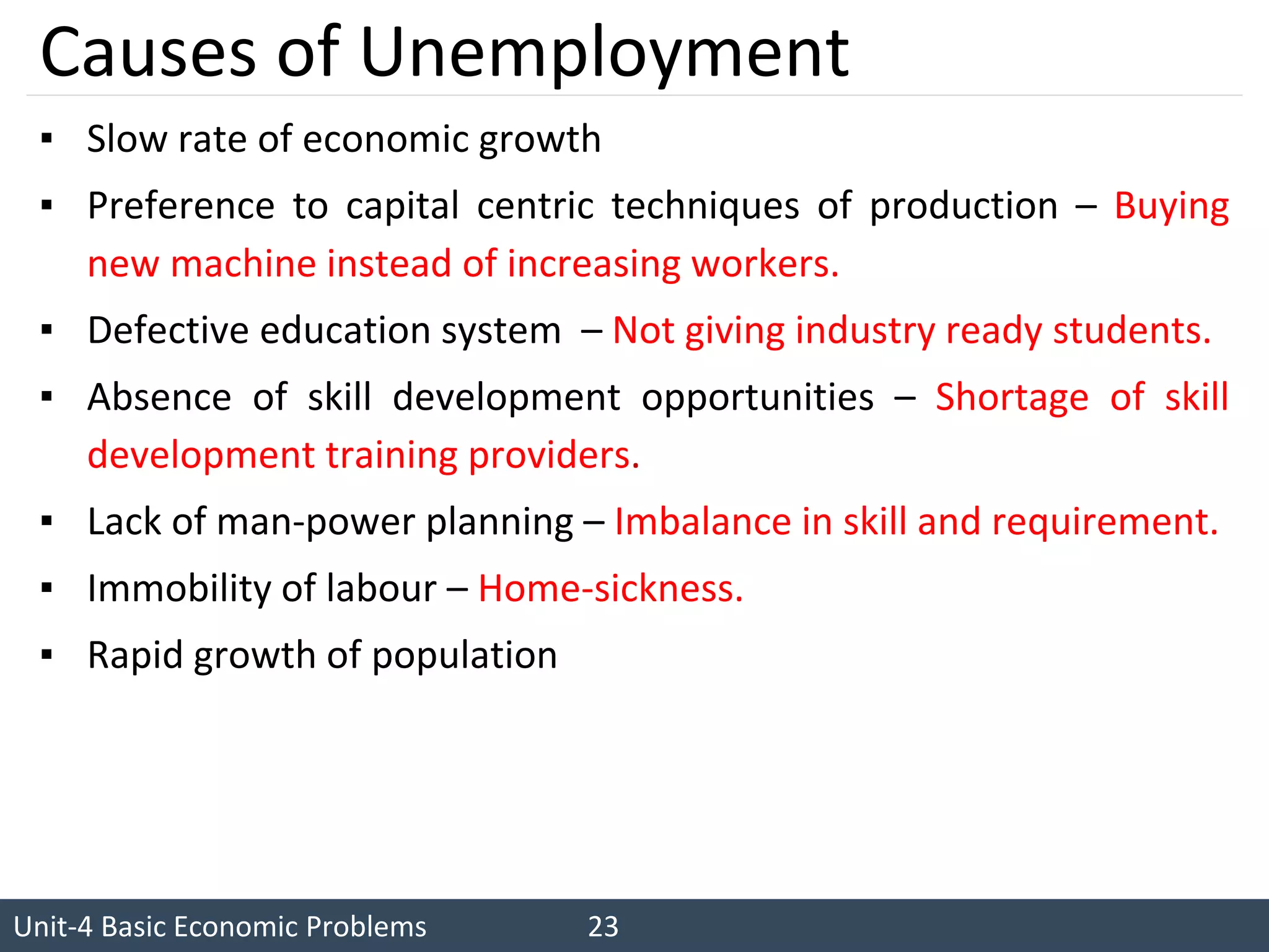 Basic economics problem | PPTX