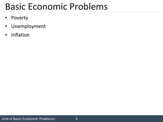Basic economics problem | PPTX