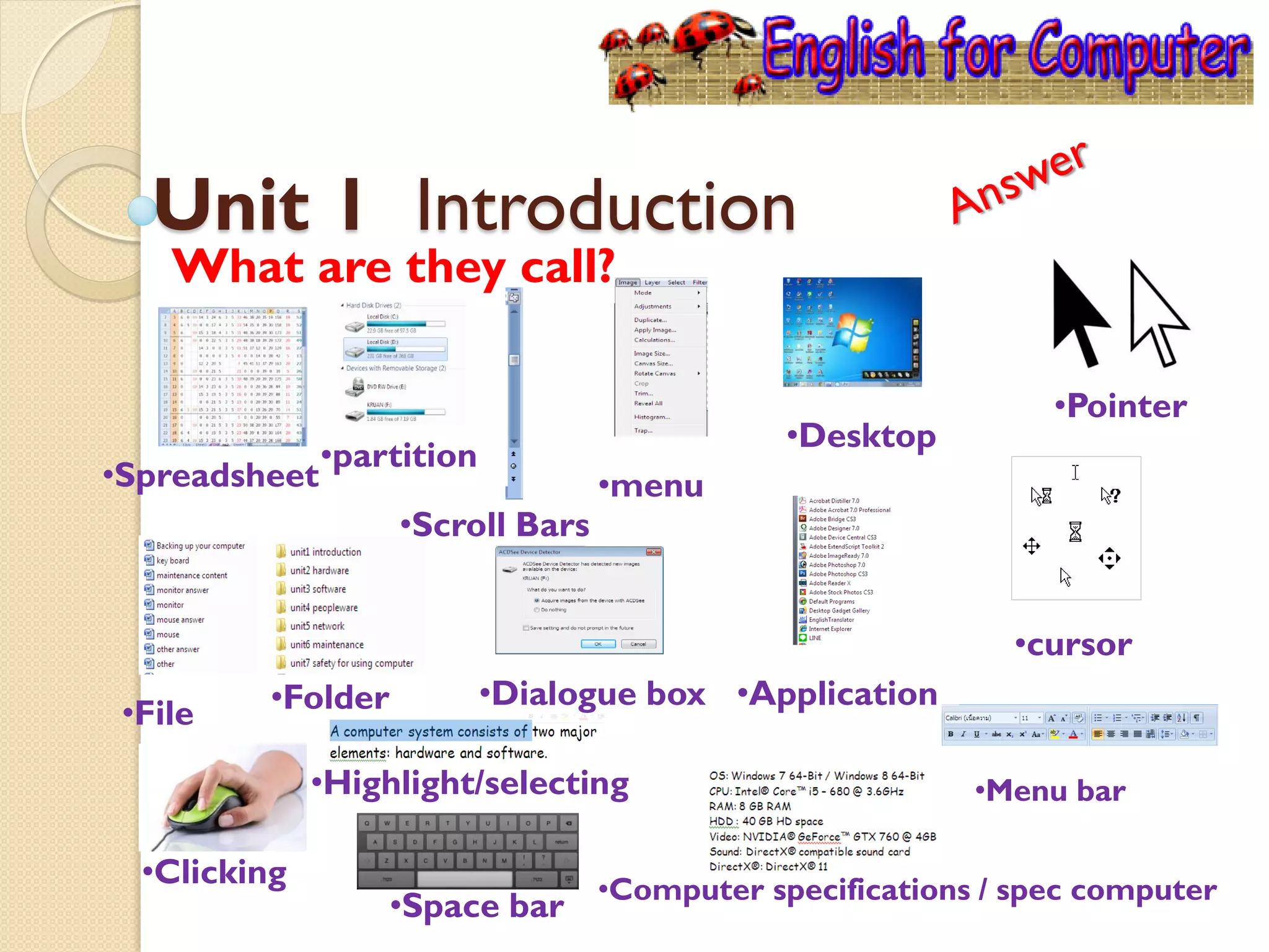 English for Computer Unit 1 Introduction | PDF
