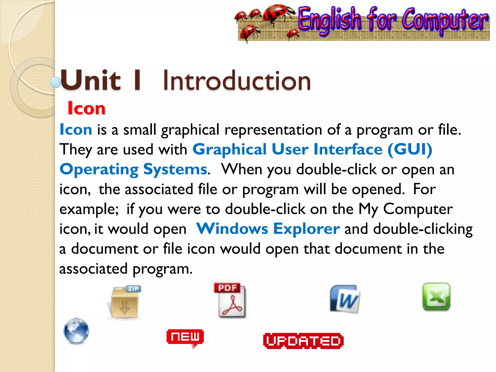 English for Computer Unit 1 Introduction | PDF