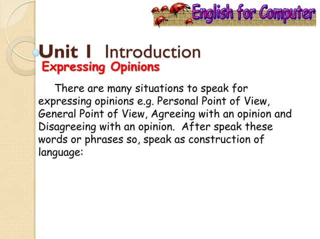 English for Computer Unit 1 Introduction | PDF | Operating Systems | Computer Software and ...