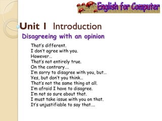 English for Computer Unit 1 Introduction | PDF