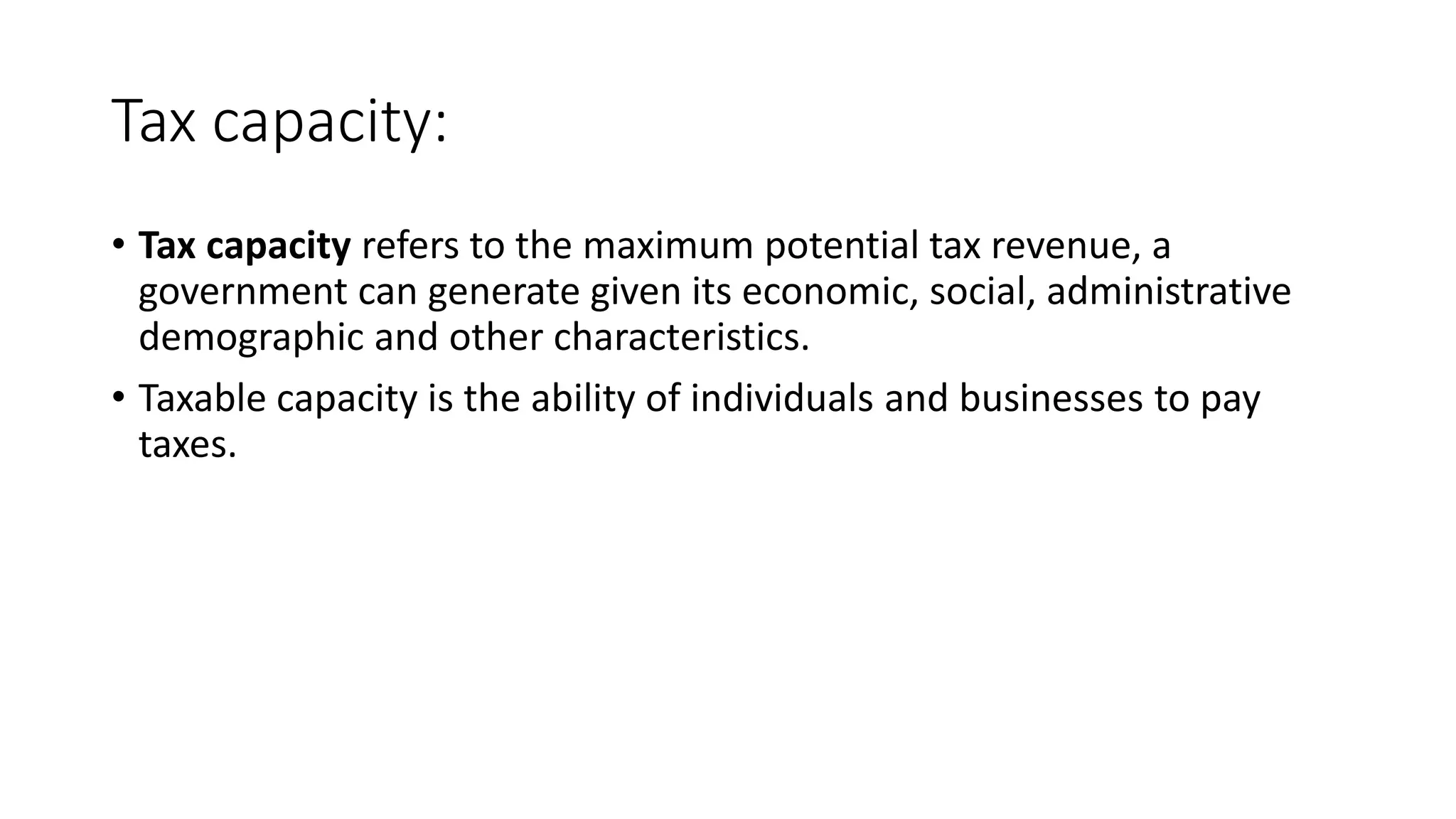 Principles and practice of taxation | PPTX | Business Accounting ...