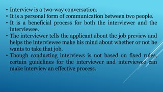 PPT UNIT 2- INTERVIEW about interview ok | PPT