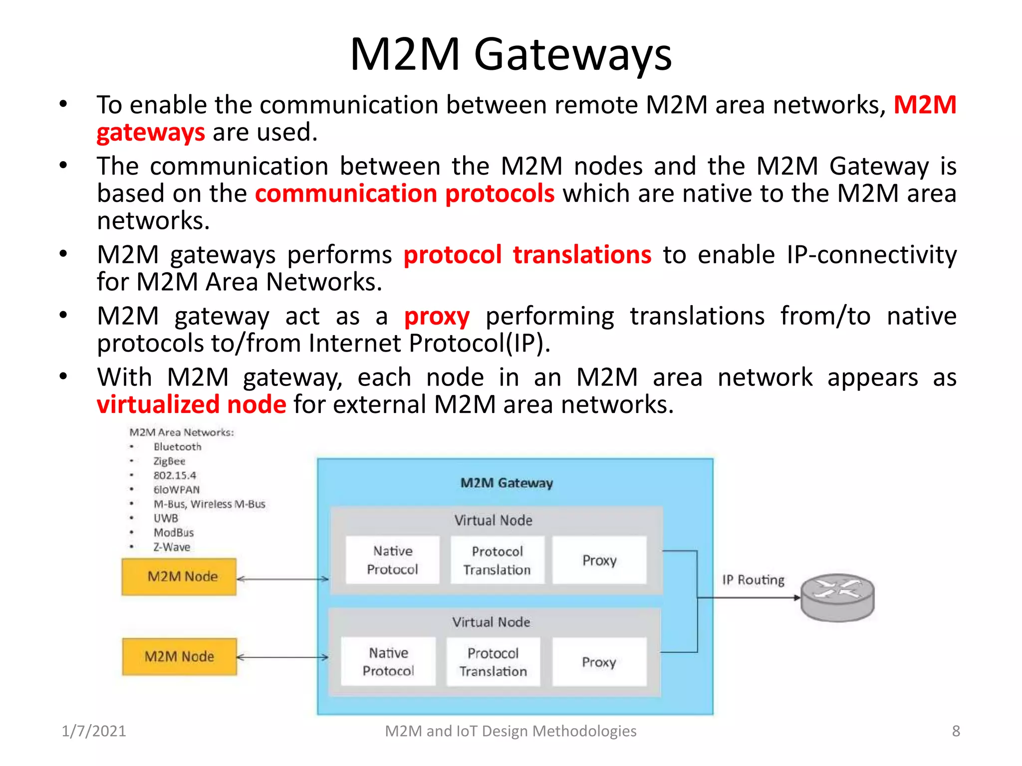 M2M and IoT Design Methodologies | PPTX