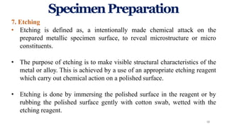 micro & macroscopic study of metals converted | PPTX