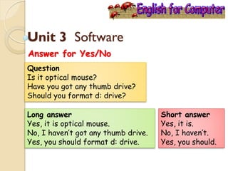 English for Computer unit 3 Software | PDF | Desktop Publishing | Computer Software and Applications