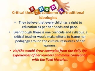 Ppt unit 4 teacher as a critical pedagogue | PDF