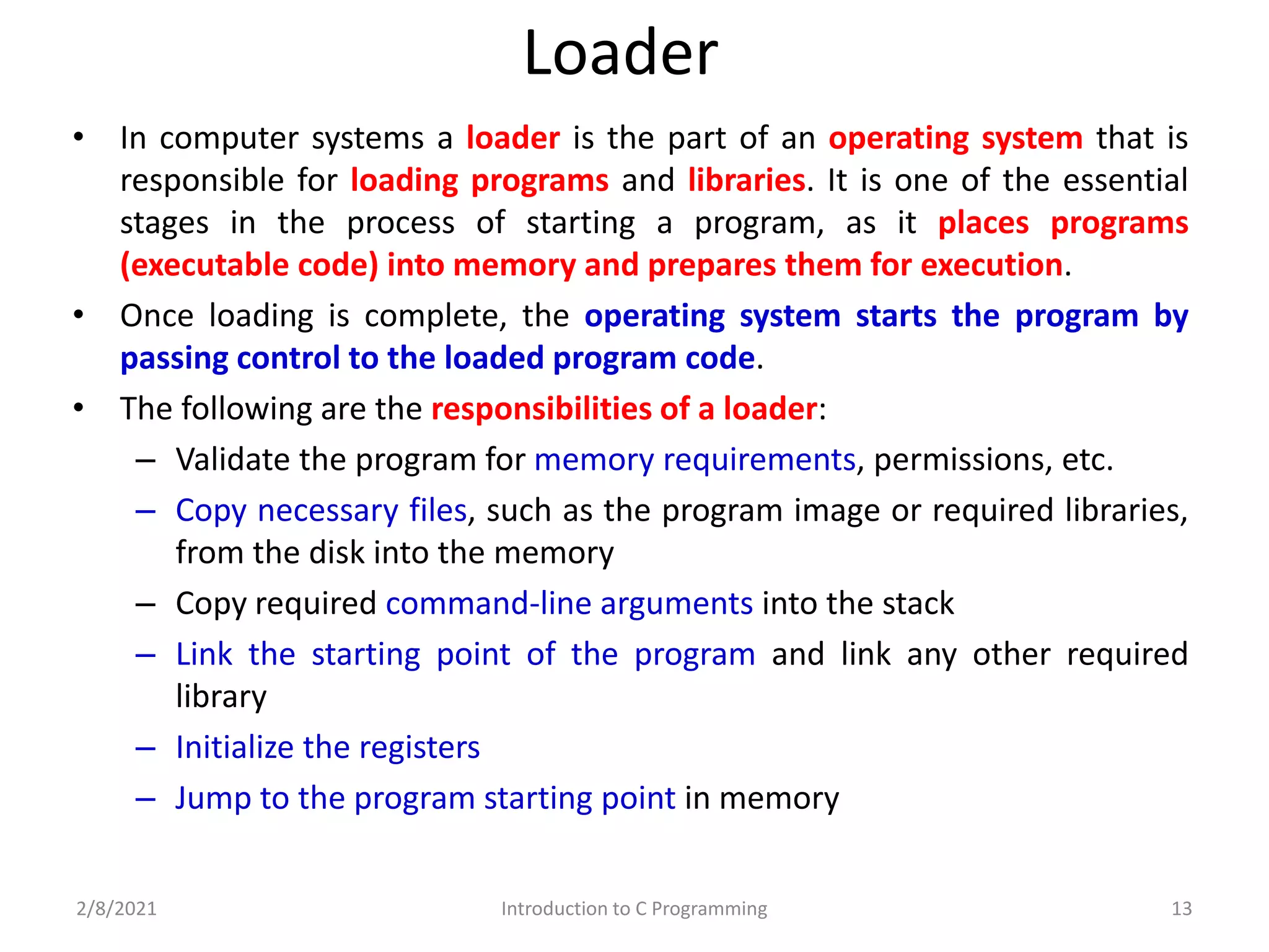 Introduction to C Programming | PPT