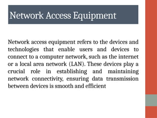 PPT Unit II Network Infrastructure.pptx.. | PPTX