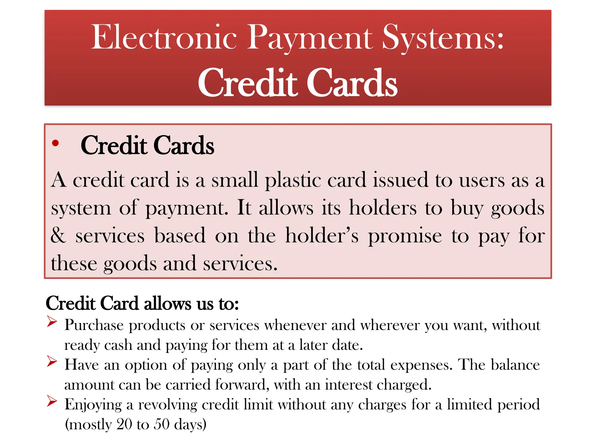 PPT Unit VII E-Payment Systems.pptx..... | PPTX