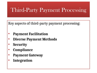 PPT Unit VII E-Payment Systems.pptx..... | PPT