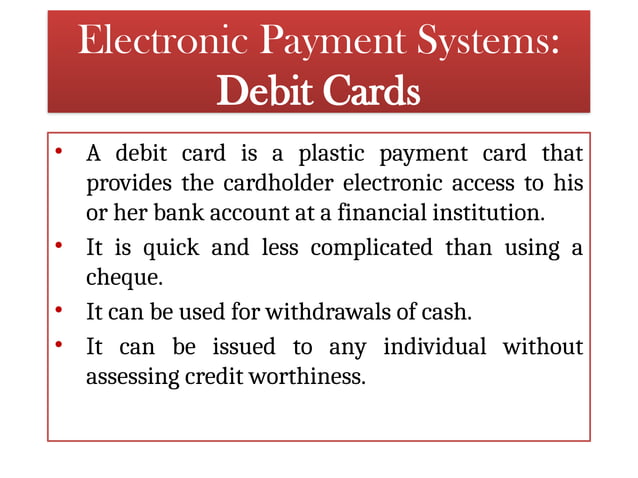PPT Unit VII E-Payment Systems.pptx..... | PPT