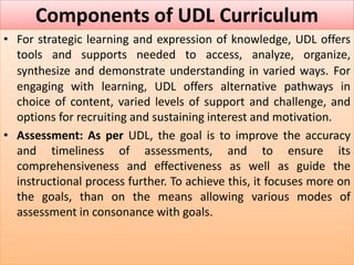 Ppt universal design for learning (udl) for | PPTX