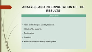 A study on the integration of listening skills in Young EFL Learners at ...