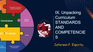PPT (Unpacking Curriculum Standard and Competencies) Jeferson Espiritu.pptx